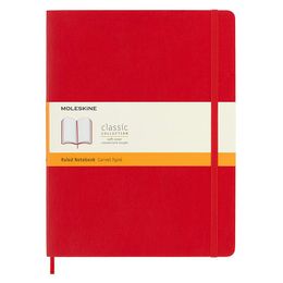 Moleskine Liniertes Notizbuch in Rot - (B)19 x (H)25 cm - 42% | Buero-schulbedarf