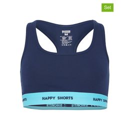 Happy Shorts 2er-Set: Bustiers in Blau - 35% | Gr&ouml;&szlig;e L | Damen-bhs