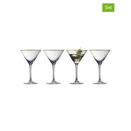 Lyngby Glas 4er-Set: Martinigl&auml;ser "Palermo" - 250 ml - 37% | Gedeckter-tisch