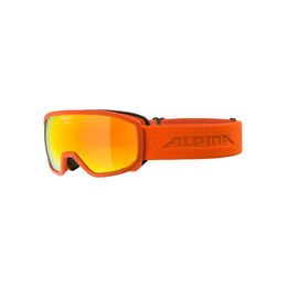 Alpina Ski-/ Snowboardbrille "Scarabeo JR" in Orange - 44% | Kinder-austruestung-accessoires