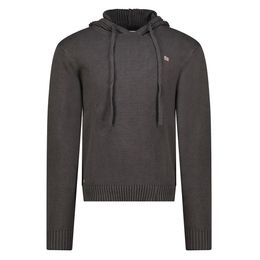 Geographical Norway Pullover "Flicker" in Anthrazit - 64% | Gr&ouml;&szlig;e XL | Herren-plussize