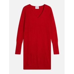 AUTHENTIC CASHMERE Kaschmir-Kleid "Capelet" in Rot - 56% | Gr&ouml;&szlig;e L | Damen-kleider