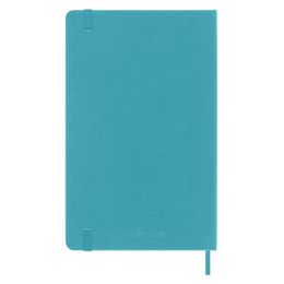 Moleskine Liniertes Notizbuch in T&uuml;rkis - (B)13 x (H)21 cm - 43% | Buero-schulbedarf