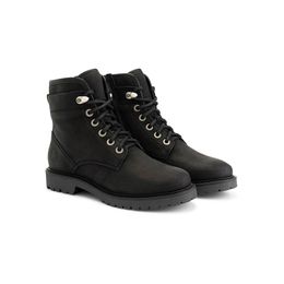 TRAVELIN' Leder-Boots "Kolding" in Schwarz - 52% | Gr&ouml;&szlig;e 38 | Damen-stiefel