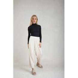 MONKI Hose in Creme - 51% | Gr&ouml;&szlig;e L | Damenhosen