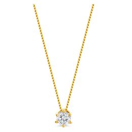 Diamant Exquis Gold-Halskette mit Diamant - (L)45 cm - 75% | Schmuck