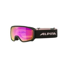 Alpina Ski-/ Snowboardbrille "Scarabeo JR" in Schwarz/ Rosa - 46% | Kinder-austruestung-accessoires