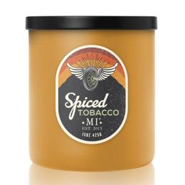 Colonial Candle Duftkerze "Spiced Tobacco" in Orange - 425 g - 46% | Kerzen-vasen