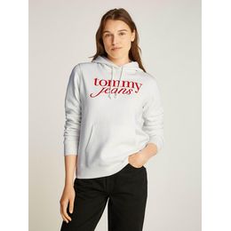 Tommy Jeans Hoodie in Wei&szlig; - 51% | Gr&ouml;&szlig;e M | Damen-sweatshirts-jacken