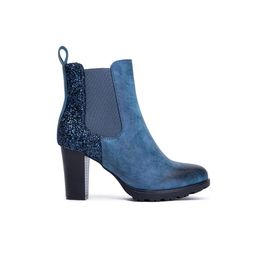 Foreverfolie Stiefeletten in Blau - 69% | Gr&ouml;&szlig;e 40 | Stiefeletten