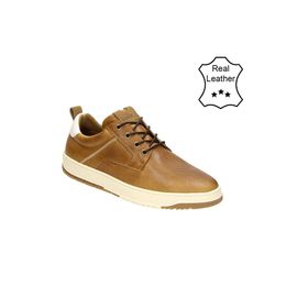 Bullboxer Leder-Sneakers in Cognac - 56% | Gr&ouml;&szlig;e 40 | Herrensneakers