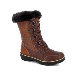 Kimberfeel Winterstiefel "Megeve" in Braun - 53% | Gr&ouml;&szlig;e 40 | Damen-stiefel