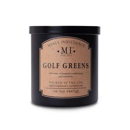 Colonial Candle Duftkerze "Golf Greens" in Schwarz - 467g - 43% | Kerzen-vasen