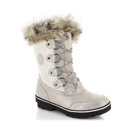 Kimberfeel Winterstiefel "Megeve" in Wei&szlig; - 54% | Gr&ouml;&szlig;e 39 | Damen-stiefel