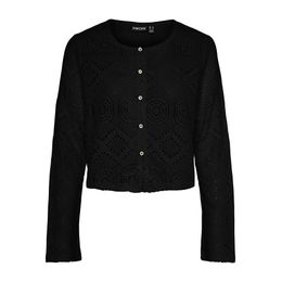 Pieces Cardigan "Sonnie" in Schwarz - 32% | Gr&ouml;&szlig;e M | Damen-pullover-cardigans
