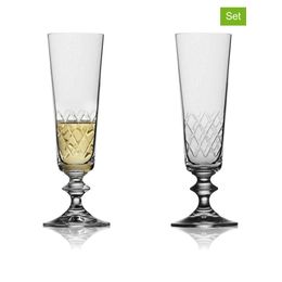 Lyngby Glas 2er-Set: Sektgl&auml;ser "Eaton" - 160 ml - 39% | Gedeckter-tisch