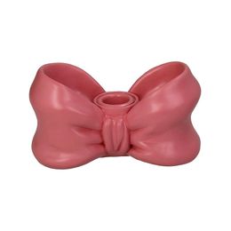Kersten Kerzenst&auml;nder "Bow" in Pink - (B)7 x (H)13 x (T)7 cm - 13% | Kerzen-vasen