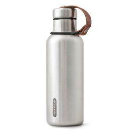 Black+Blum Isolierflasche in Silber/ Schwarz - 500 ml - 18% | Damen-outdoor-ausruestung