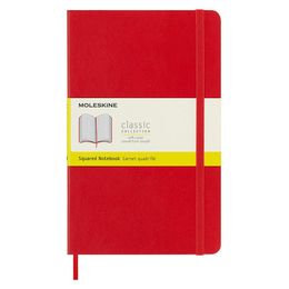 Moleskine Kariertes Notizbuch in Rot - (B)13 x (H)21 cm - 45% | Buero-schulbedarf