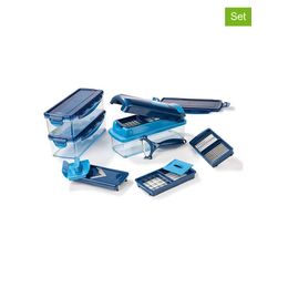 Genius 14tlg. Set: Schneider "Nicer Dicer Smart" in Blau - 56% | Kuechenhelfer