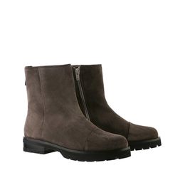 H&ouml;gl H&ouml;gl Leder-Boots "Theo" in Anthrazit - 41% | Gr&ouml;&szlig;e 40 | Damen-stiefel