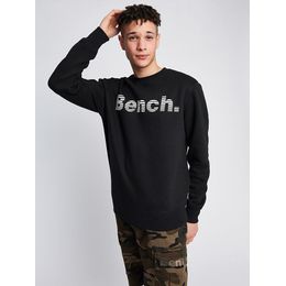 Bench Sweatshirt "Tipster" in Schwarz - 59% | Gr&ouml;&szlig;e 52 | Herren-plussize