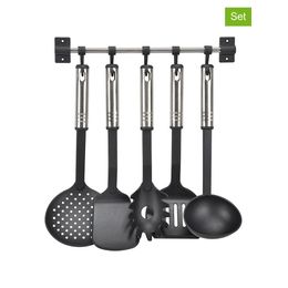 Chefware 6tlg. K&uuml;chenhelfer-Set in Schwarz - 15% | Kuechenhelfer