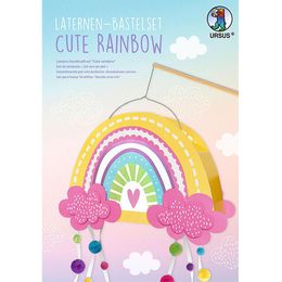 URSUS Laternen-Bastelset "Cute Rainbow" in Bunt - 12% | Schulzubehoer