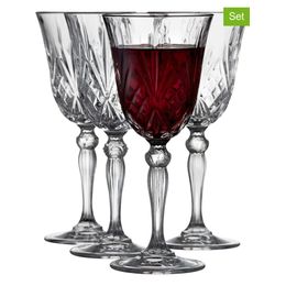 Lyngby Glas 4er-Set: Rotweingl&auml;ser "Melodia" - 270 ml - 50% | Gedeckter-tisch