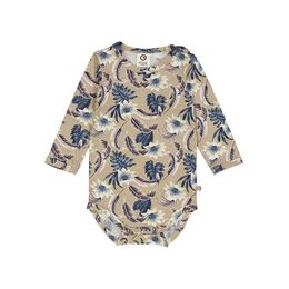 m&uuml;sli Body in Beige/ Hellblau - 44% | Gr&ouml;&szlig;e 86 | Baby-bodys