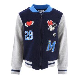 Disney Minnie Mouse Fleecejacke "Minnie" in Dunkelblau/ Grau - 62% | Gr&ouml;&szlig;e 128 | Kids-fleecejacken-fleecepullover