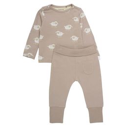 Noppies 2tlg. Outfit "Stroud" in Hellbraun/ Grau - 52% | Gr&ouml;&szlig;e 74 | Baby-langarmshirts