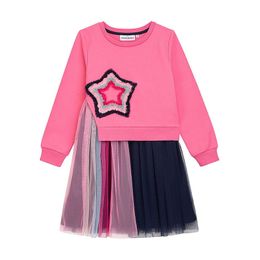 Danamade Kleid "Felia" in Rosa/ Dunkelblau - 58% | Gr&ouml;&szlig;e 104 | Baby-kleider-roecke