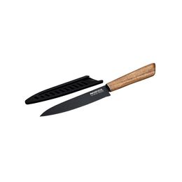 Fackelmann Universalmesser ''Nirosta'' in Schwarz/ Hellbraun - (L)24,5 cm - 10% | Kuechenhelfer