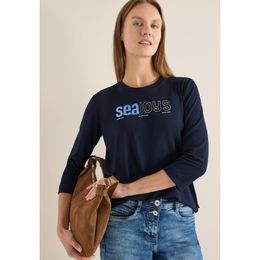 Cecil Damen 3/4-Arm-Shirt mit Frontprint S (38)