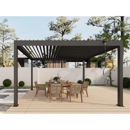 Konifera Pavillon &raquo;Alhambra Steel&laquo; verschiedene Gr&ouml;&szlig;en, ohne Seitenteile