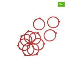 Profiline 2er-Set: Gummidichtungen in Rot - 2x 10 St&uuml;ck - 65% | Weitere-haushaltshelfer