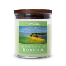 Colonial Candle Duftkerze "Sun Soaked Lime" in Gr&uuml;n - 425 g - 51% | Kerzen-vasen