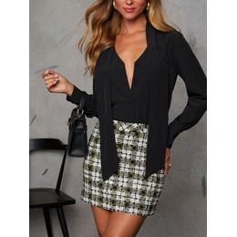 Milan Kiss Bluse in Schwarz - 81% | Gr&ouml;&szlig;e L | Damen-blusen