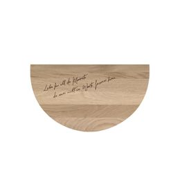 Eulenschnitt Wandregal in Natur - (L)11 x (B)22 cm - 64% | Wanddekoration