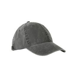 bonprix Damen bonprix Baseball Cap gr&ouml;&szlig;enverstellbar, aus Baumwolle, in Denim-Optik schwarz