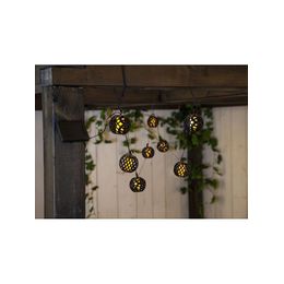 BEST SEASON LED-Solarlichterkette "Flame" in Schwarz - (L)210 cm - 17% | Lichterketten-dekobeleuchtung