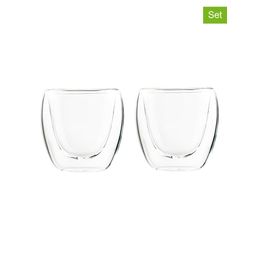 Chefware 2er-Set: Espresso-Gl&auml;ser - 80 ml - 34% | Gedeckter-tisch