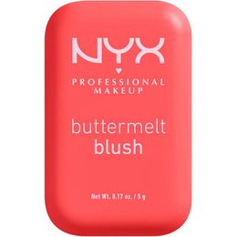 NYX Damen NYX Rouge &raquo;Makeup Buttermelt Blush&laquo; Cremige, leichte Textur, variable Deckkraft, pflegende Formel. rot