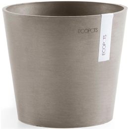 Ecopots Blumentopf &raquo;Amsterdam Mini 17 Taupe&laquo; f&uuml;r den Innenbereich grau Kunststoff