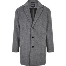 Urban Classics Damen Urban Classics Allwetterjacke &raquo; Herren Classic Herringbone Coat&laquo; 1 Stk. tlg. ohne Kapuze XXL