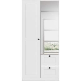 Rauch Dreht&uuml;renschrank &raquo;Kleiderschrank Schrank Garderobe Ankleide Schlafzimmerschrank YLVA&laquo; Breiten: 90/135/180 cm, H&ouml;he 197 cm, skandinavischer Style