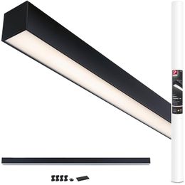 Paulmann Schienensystem-Leuchten &raquo;Linion Einspeisung Power Channel 1m&laquo; LED-Modul 1 Stk. Warmwei&szlig; schwarz Aluminium, Kunststoff