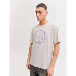 Jack & Jones Jack & Jones Herren Rundhalsshirt &raquo;JJELOGO TEE SS O-NECK 2 COL SS26 SN&laquo; mit Grafikprint XXL