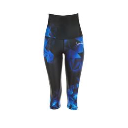 WINSHAPE Damen Leggings &raquo;High Waist HWL202&laquo; mit Anti-Rutsch-Effekt blau L, Normalgr&ouml;&szlig;en